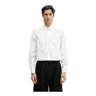 VETEMENTS Langarm-Hemd mit Tasche - - Shirts - Herren - Wei&szlig; - M