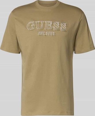 Guess T-Shirt mit Label-Detail