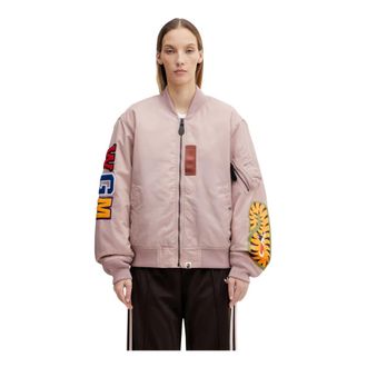 A Bathing Ape Shark Ma-1 Bomber Jacket - - Jackets - Damen - Rosa - ONE SIZE