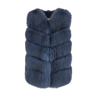 Suprema Fox Vest - - Jackets - Damen - Blau - S