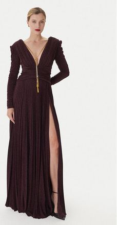 Elisabetta Franchi Abendkleid AB-R40-57E2-V850 Dunkelrot Regular Fit