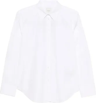Calvin Klein Femme, Blouses et Chemises, Blanc, Taille: 36 FR Cotton Poplin Regular Shirt