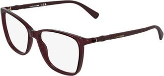 Longchamp LO2801 601 Lunettes pour femme Transparent Bordeaux 54/15/145