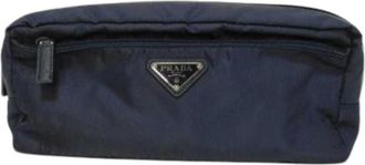 Prada unisex, Pre-owned, Bleu, Taille: ONE Size Sac Vintage en Nylon Pre-owned