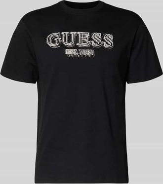 Guess T-Shirt mit Label-Detail