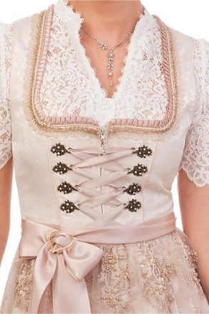 Spieth & Wensky Dirndlbluse Dirndlbluse - MELLINGEN - creme, schwarz
