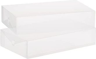 Whitmor klar Vue Collection Damen Schuh Box, 2er-Set Boot-Boxes