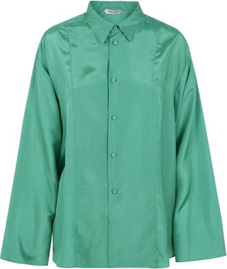 Alberta Ferretti Femme, Blouses et Chemises, Vert, Taille: 40 FR Chemise Oversize