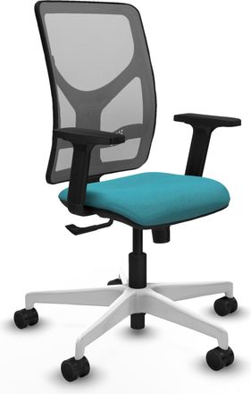 Piqueras y Crespo PC-Schreibtischstuhl mit 2D-Armlehnen, h&ouml;henverstellbare Lendenwirbelst&uuml;tze. Ausgestattet mit 3 Positionen und Schneideschaum. Mit Rollen von 65 mm Ny