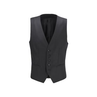 HUGO BOSS T-Harvers4 Weste für Herren Ärmellos (Schwarz)