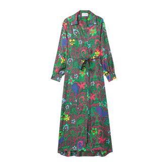 AZ FACTORY Bedrucktes Maxikleid - - Dresses - Damen - Mehrfarbig - XS