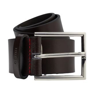 HUGO BOSS Giaspo G&uuml;rtel f&uuml;r Herren, Leder (Braun)
