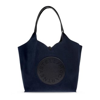 Stella McCartney Wende-Tragetasche mit Logo - - Bags - Damen - Blau - ONE SIZE