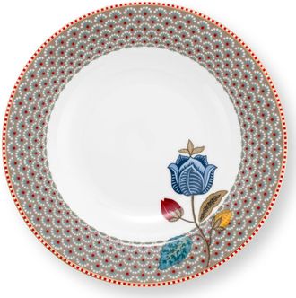 Pip Studio Blooming Tales Khaki Suppenteller 21,5cm