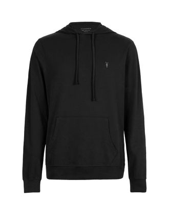 AllSaints Brace - Sweat &agrave; capuche &agrave; enfiler - Noir jais