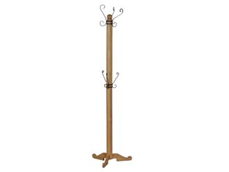 MiaM&ouml;bel Garderobenst&auml;nder Mexico M&ouml;bel 65x190x65 cm Landhausstil Massivholz Pinie Honig