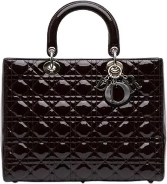 Dior Pre-owned Lady Dior - Femme - Pre-owned - Brun - Taille: ONE Size