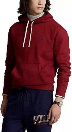 Polo Ralph Lauren Kapuzensweatshirt Gebürstetes Fleece-Kapuzenpullover Sweatshirt Zwei-Lagen-Kapuze, Kängurutasche, Kordelzug, Pony-Logo