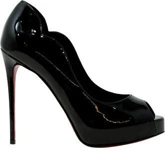 Christian Louboutin Femme, Chaussures, Noir, Taille: 36 1/2 EU Hot Chick Alta 120 Escarpins