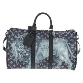 Louis Vuitton Sac Keepall Bandouli&egrave;re Pre-owned - Homme - Pre-owned - Bleu - Taille: ONE Size