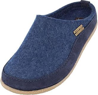 Haflinger Chaussons Mixte Adulte Blizzard Skane 718025, Pointure:46 EU, La Couleur:Bleu