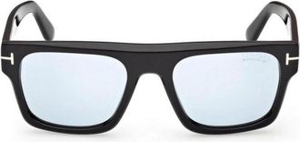 Tom Ford Lunettes de soleil Cyrus-02 - Homme - Accessoires - Noir - Taille: 53 MM
