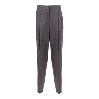 Fabiana Filippi Femme, Pantalons, Gris, Taille: 38 FR Pantalone pinces in jersey lana cotta
