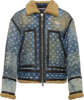 Dsquared2 Monogram Denimjacke - - Jackets - Herren - Blau - L
