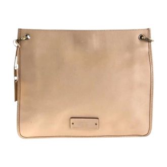 Gucci Pre-owned Sac bandouli&egrave;re Pochette en cuir - Femme - Pre-owned - Beige - Taille: ONE Size