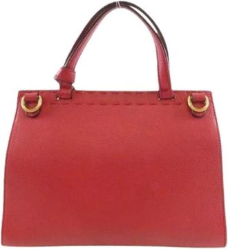 Gucci Sac &agrave; main vintage doccasion - Femme - Pre-owned - Rouge - Taille: ONE Size