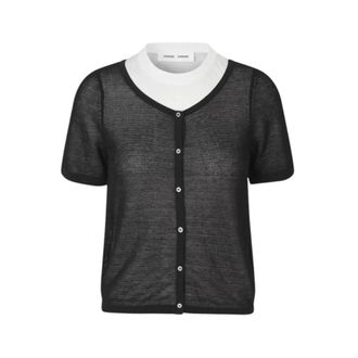 Sams&oslash;e & Sams&oslash;e Sapena Gilet - - Knitwear - Damen - Schwarzk - S