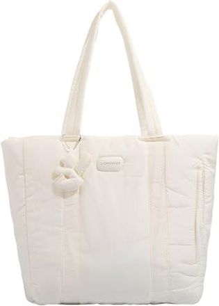 Generic Puffer Sac &agrave; provisions doux pour les aisselles Grande Capacit&eacute; Sac de travail avec fermeture &eacute;clair pour femmes Voyage de shopping, Blanc., 410.00x34