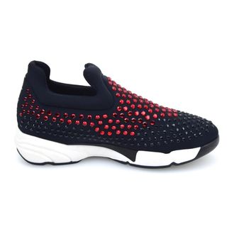 Pinko Neopren Strass Turbine Sneaker - - Shoes - Damen - Schwarzk - 36 EU