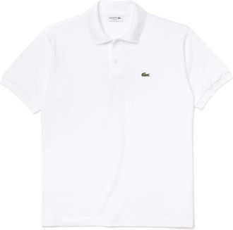 Lacoste Herren Polo-Shirt Kurzarm L1212, M&auml;nner Polo-Hemd,2 Knopf,Regular Fit,Wei&szlig;,10