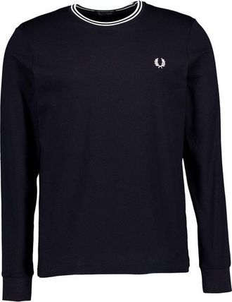 Fred Perry Herren Longsleeve blau