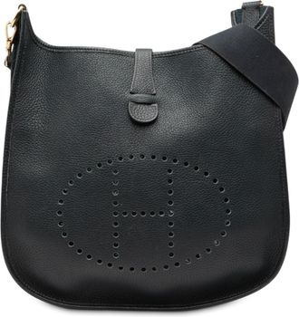 Herm&egrave;s Blue Clemence Evelyne I GM