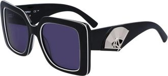 Karl Lagerfeld Femme, Accessoires, Noir, Taille: ONE Size Acetate Lunettes de soleil