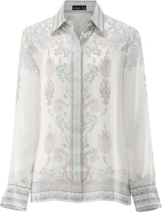 van Laack Femme, Blouses et Chemises, Multicolore, Taille: 44 FR Cellisa Blouse