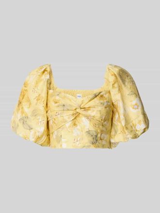 Vero Moda Cropped Blusentop mit Puff&auml;rmeln Modell LEMON