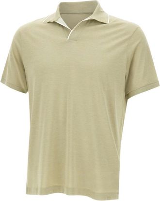 Paul & Shark Homme, Tops, Vert, Taille: S Polo &agrave; col ouvert