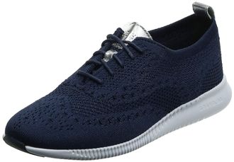 Cole Haan Damen 2.Zerogrand Stitchlite Oxfords, Marine Blue Knit Ch Argento EME, 5.5 B US
