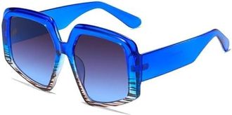 Generic Lunettes De Soleil Dext&eacute;rieur &Agrave; Grande Monture For Hommes, For Les D&eacute;placements Quotidiens, Vacances Et La Conduite(Blue)