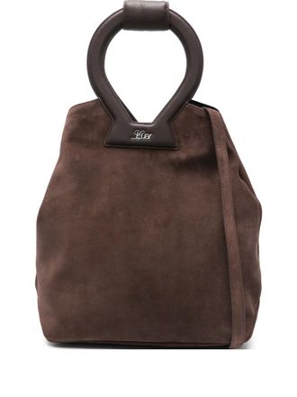 Luar Brooke Tote Bag mit Rundhenkel - Braun