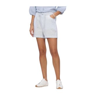 Tommy Jeans TJW Essential Linen Shorts - - Shorts - Damen - Blau - XS