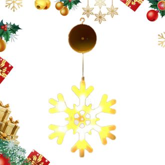 Generico Weihnachtsbeleuchtung für Fenster, saisonale Dekoration für zu Hause, mit warmem Fensterlicht, Dekoration für den Innenbereich, für Schlafzimmer, Küch