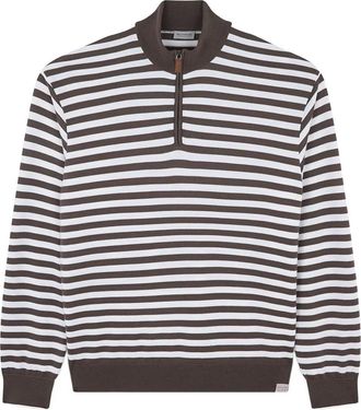 Paul & Shark sweat à rayures - Marron