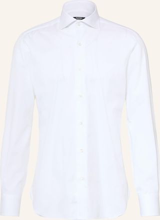 Barba Barba Napoli Hemd Slim Fit weiss