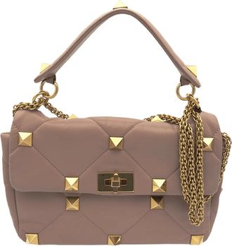 Valentino Garavani Crossbody Bags - Valentino Roman Stud - Nude - Gr. unisize - in Beige - für Damen
