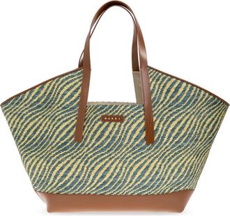 Marni Femme, Sacs, Vert, Taille: ONE Size Shopper Bag