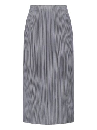Pleats Please Issey Miyake Plissierter Midirock